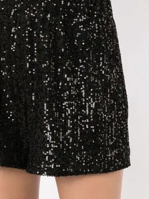 GLORIA COELHO Sequin-embellished Short Shorts