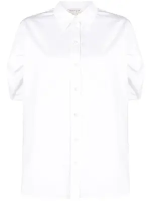 Alexander McQueen Puff-sleeve Cotton Shirt