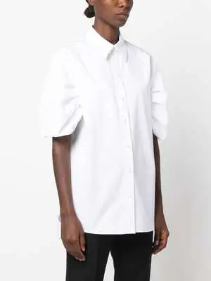 Alexander McQueen Puff-sleeve Cotton Shirt