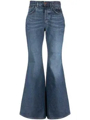 Chloé High-rise Flared Jeans - Blue