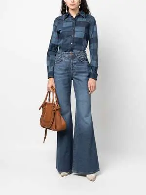 Chloé High-rise Flared Jeans - Blue