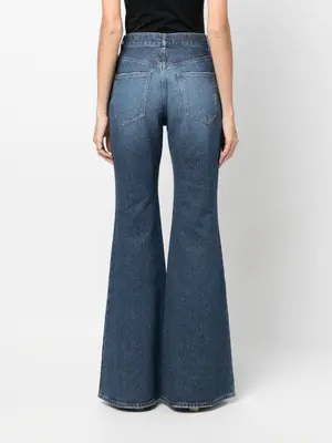 Chloé High-rise Flared Jeans - Blue