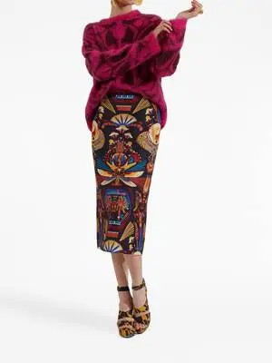 La DoubleJ Intarsia-knit Jumper - Pink