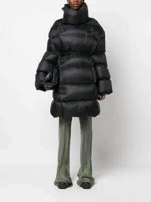 Rick Owens Padded High-neck Coat
