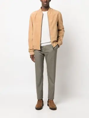 BOSS Logo-embroidered Jumper - Neutrals