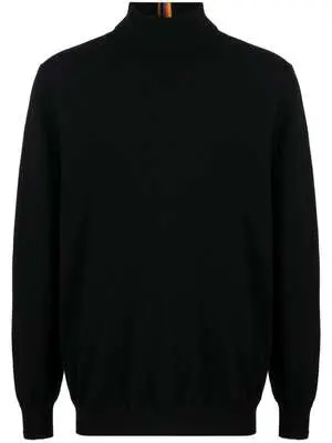 Paul Smith Stripe-detailing Roll-neck Jumper