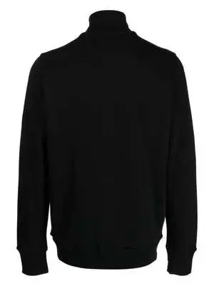 Paul Smith Zebra-patch Zip-fastening Sweatshirt - Black
