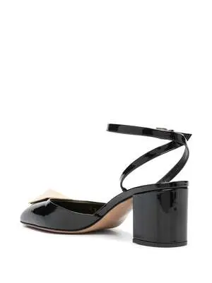 Valentino Garavani One Stud 65mm Leather Pumps - Black