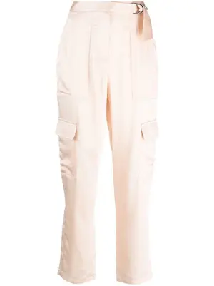 Simkhai Satin Finish Cropped Trousers