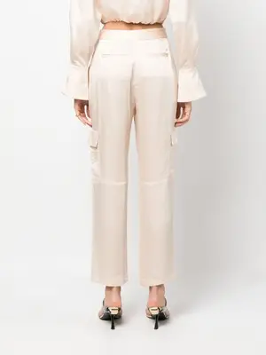 Simkhai Satin Finish Cropped Trousers