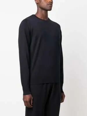 John Smedley Farhill Virgin Wool Jumper - Blue