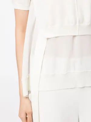 3.1 Phillip Lim Panelled Knit Top