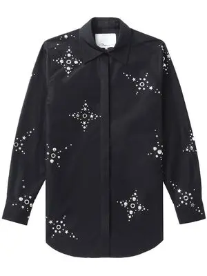 3.1 Phillip Lim Stud-embellished Long-sleeve Shirt