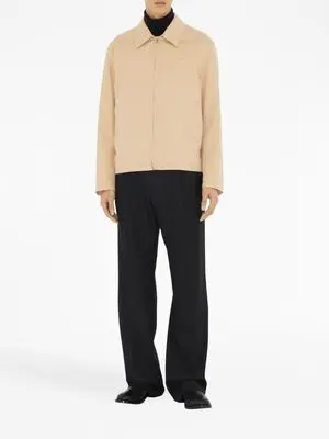 Burberry Honey Cotton Harrington Jacket - Neutrals