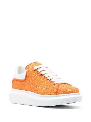 Alexander McQueen Oversized Glitter-detailed Sneakers