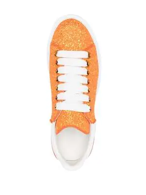 Alexander McQueen Oversized Glitter-detailed Sneakers