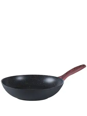 SAMBONET Wok Aluminum Frying Pan - Black