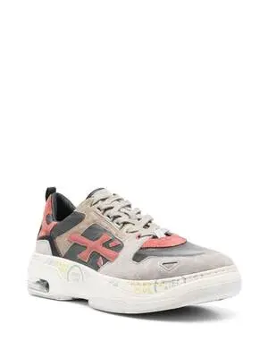 Premiata Drake Panelled Sneakers - Grey