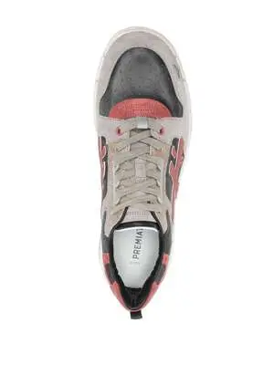 Premiata Drake Panelled Sneakers - Grey
