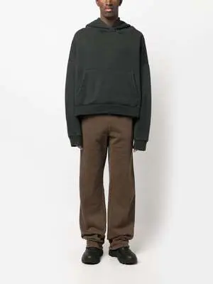 ENTIRE STUDIOS Washed Organic Cotton Track Pants - Brown