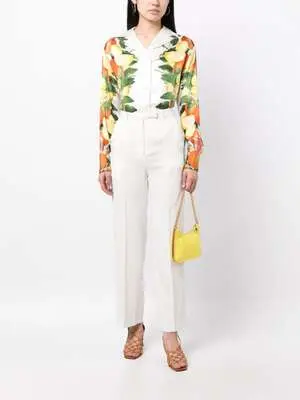 Stella McCartney Fruit-print Silk Shirt