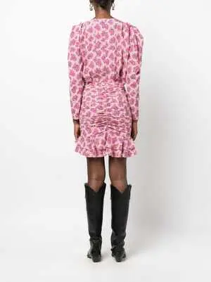 Isabel Marant Étoile Milendi Abstract-print Miniskirt