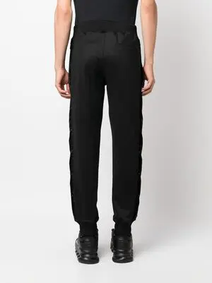 Philipp Plein Engraved-buttons Drawstring Track Pants