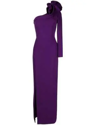 Elie Saab Cady One-shoulder Maxi Dress