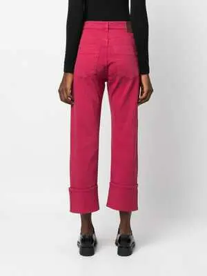 Max Mara Cropped Straight-leg Jeans
