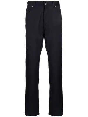 Zegna Logo-patch Slim-fit Trousers