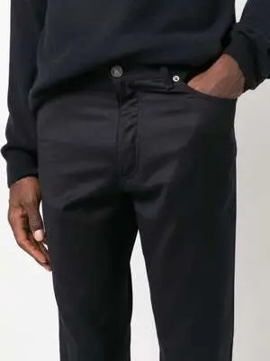 Zegna Logo-patch Slim-fit Trousers