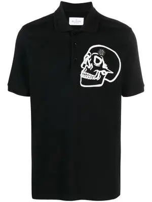 Philipp Plein Piqué Skull-detail Polo Shirt