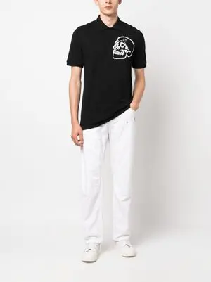 Philipp Plein Piqué Skull-detail Polo Shirt