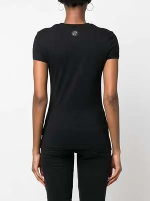 Philipp Plein Crystal-embellished Skull T-shirt - Black