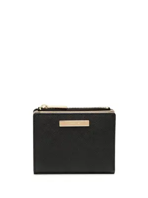 AGNÈS B. Bi-fold Leather Wallet - Black