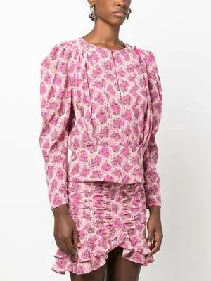 Isabel Marant Étoile Zarga Blouse - Pink