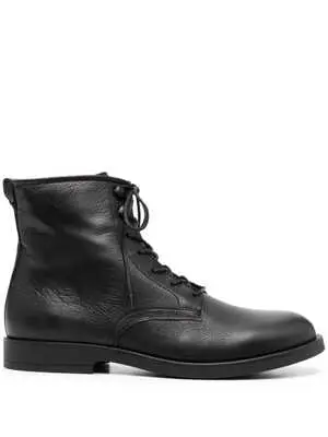 Calvin Klein Lace-up Leather Boots