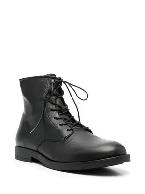 Calvin Klein Lace-up Leather Boots