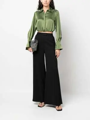 Simkhai Pleated Wide-leg Trousers