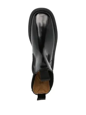 TOGA VIRILIS Stud-embellished Leather Ankle Boots