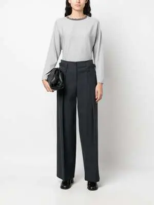 Fabiana Filippi Beaded Crew-neck Jumper