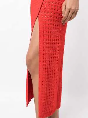 Cashmere In Love Hanalei Crochet-knit Bralette - Red