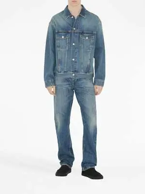 Burberry Straight-leg Denim Trousers