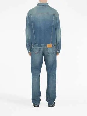 Burberry Straight-leg Denim Trousers