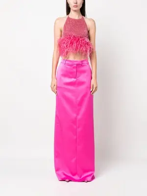 Giuseppe Di Morabito Mid-rise Maxi Skirt - Pink