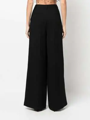 Simkhai Sanaz Pleated Palazzo Pants - Black