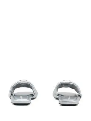 Marc Jacobs J Marc Metallic Sandals - Silver
