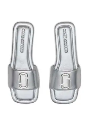 Marc Jacobs J Marc Metallic Sandals - Silver