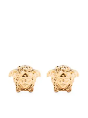 Versace Medusa Head Earrings - Gold