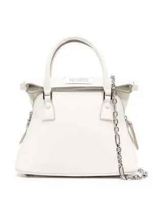 MAISON MARGIELA Micro 5ac Classique Top-handle Bag - Neutrals